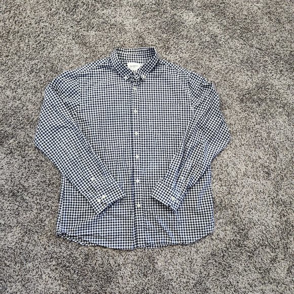 Goodfellow & Co | Shirts | Goodfellow Navy And White Checkers Slim ...